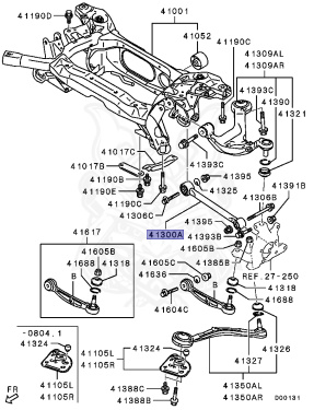 4113A049 - Mitsubishi - Arm ASSY Rear Suspension Lower - Nengun Performance