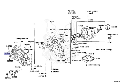 90301-06196 - Toyota - O-Ring (for Automatic Transmission Case ...