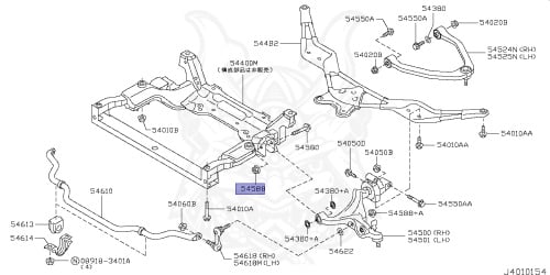 54588-2Y00A - Nissan - Nut - Nengun Performance