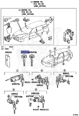 90999-00193 - Toyota - Key, Blank - Nengun Performance