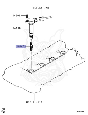 1822A068 - Mitsubishi - Spark Plug - Nengun Performance