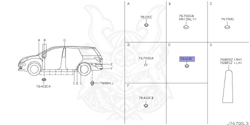 01658-02111 - Nissan - Plug, Body Sill - Nengun Performance