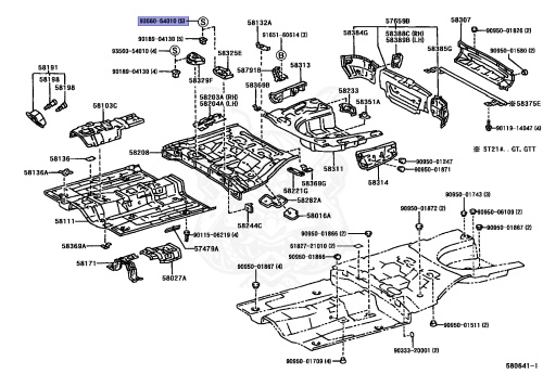 93560-54010 - Toyota - Screw - Nengun Performance