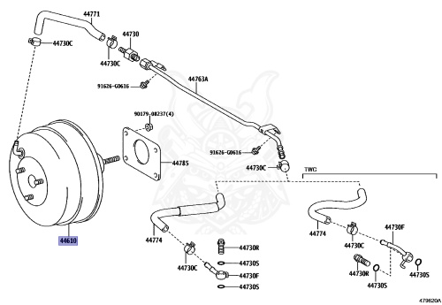44610-14850 - Toyota - Brake Booster Assy - Nengun Performance