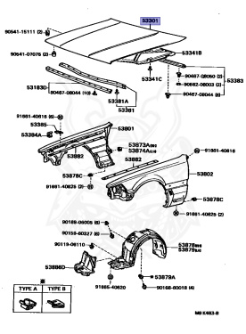 53301-24020 - Toyota - Hood Sub-assy - Nengun Performance