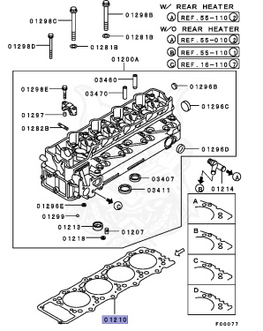ME200753 - Mitsubishi - Cylinder Head Gasket, Type C - Nengun Performance