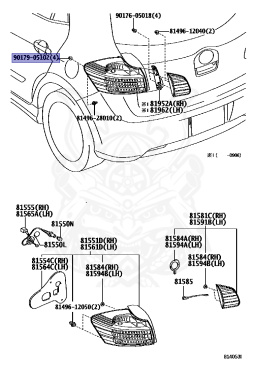 90179-05102 - Toyota - Nut - Nengun Performance
