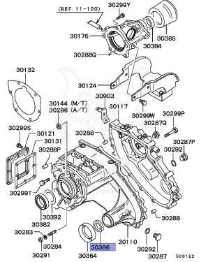 MD712012 - Mitsubishi - Oil Seal, T / F Fr Output Shaft - Nengun ...