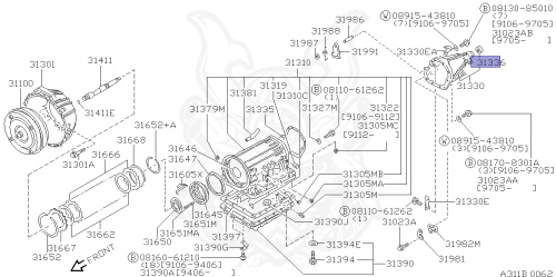 32136-01G10 - Nissan - Seal, Oil Rear Extension - Nengun Performance