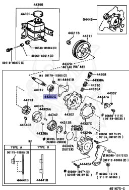 90311-18015 - Toyota - Seal, Oil, No.2 (for Vane Pump Housing) - Nengun ...