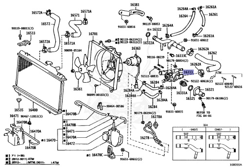 16333-11140 - Toyota - Housing, Water Outlet - Nengun Performance