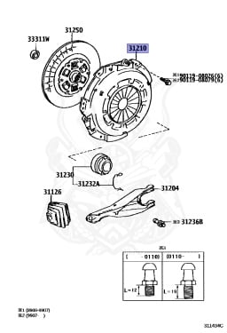 31210-60170 - Toyota - Cover Assy, Clutch - Nengun Performance
