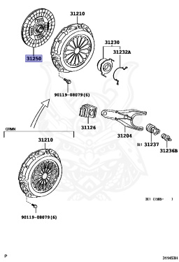 31250-52050 - Toyota - Disc Assy, Clutch - Nengun Performance