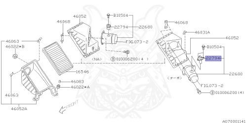 22794AA010 - Subaru - AFM - Nengun Performance