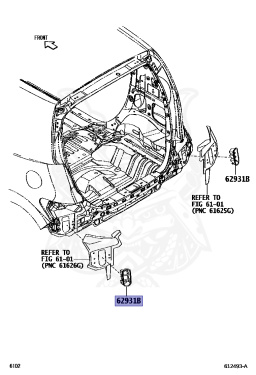 62930-52010 - Toyota - Duct Assy, Quarter Vent, Lh - Nengun Performance