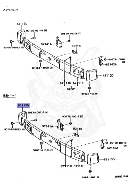 52112-95406 - Toyota - Extension, Front Bumper, Rh - Nengun Performance