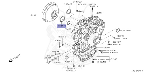 31375-1XD00 - Nissan - Seal, Oil Oil Pump - Nengun Performance