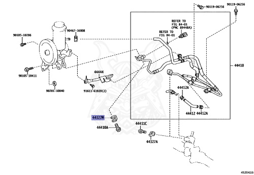 44327-30040 - Toyota - Gasket, Pressure Port, No.1 - Nengun Performance