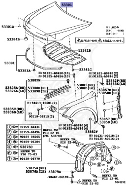 53301-33110 - Toyota - Hood Sub-assy - Nengun Performance