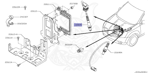 22690-EN200 - Nissan - Heated Oxygen Sensor - Nengun Performance
