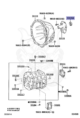 90311-32022 - Toyota - Seal, Oil (for Transmission Front Bearing ...