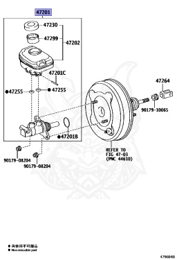 47201-26811 - Toyota - Brake Master Cylinder Sub-assy - Nengun Performance