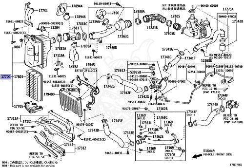 17700-30281 - Toyota - Cleaner Assy, Air - Nengun Performance