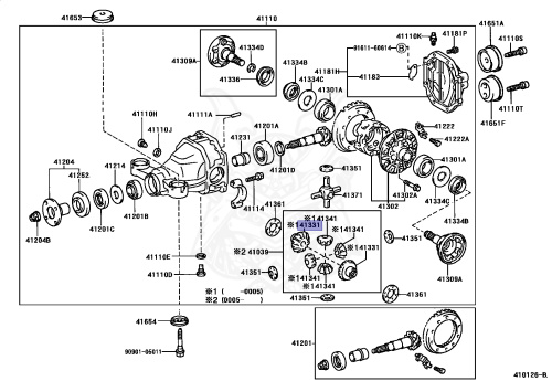 41331-24020 - Toyota - Gear, Rear Differential Side - Nengun Performance