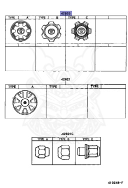 42603-35610 - Toyota - Wheel Center Cover - Type A - Nengun Performance