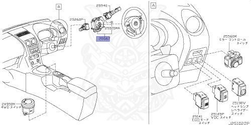 B5567-JS40A - Nissan - Body, Combination Switch - Nengun Performance