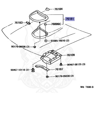 76181-10901 - Toyota - Bulge, Hood - Nengun Performance