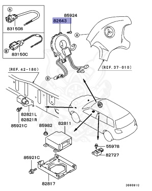 MR301705 - Mitsubishi - Air Bag Sensor Spring - Nengun Performance