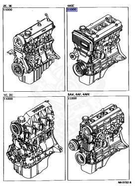 19000-11220 - Toyota - Partial Engine Assy - Nengun Performance