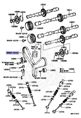 90201-10101 - Toyota - Washer - Nengun Performance