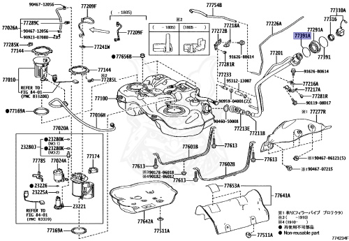 77391-12020 - Toyota - Ring, Fuel Inlet Box - Nengun Performance