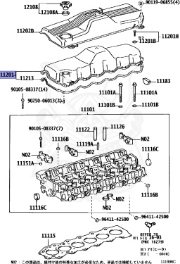 11210-17010 - Toyota - Cover Sub-assy, Cylinder Head - Nengun Performance