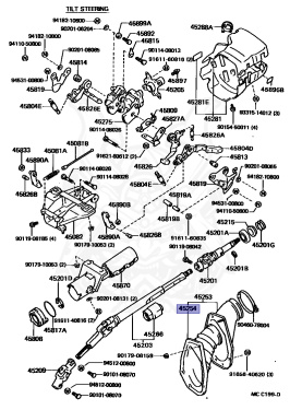 45254-20100 - Toyota - Shield, Steering Column Hole - Nengun Performance