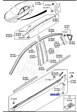 9025-84-814 - Mazda - Fastener - Nengun Performance