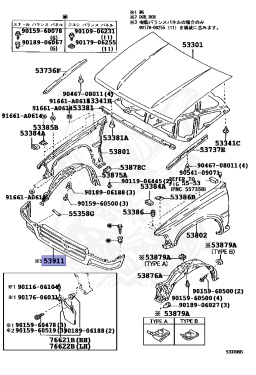 53911-89116 - Toyota - Panel, Front Valance - Nengun Performance