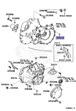 90250-08054 - Toyota - Pin, Straight (for Manual Transmission Case ...