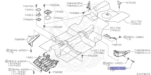 081B7-0161A - Nissan - Arm assembly, Shock Absorber Lh - Nengun Performance
