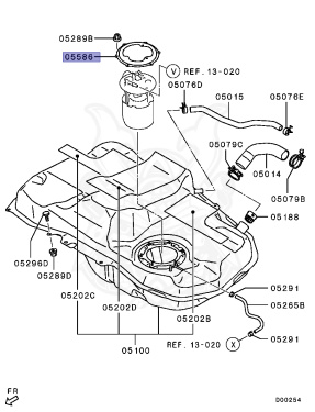 1748A017 - Mitsubishi - Plate, Fuel Pump Bracket - Nengun Performance