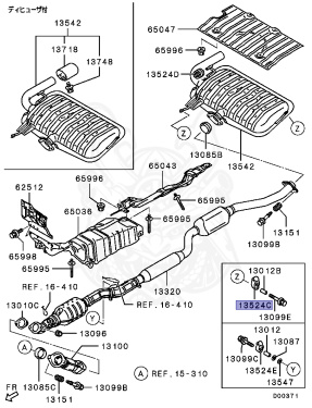 1577A246 - Mitsubishi - Hanger, Exhaust Muffler - Nengun Performance
