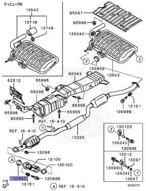 MR431022 - Mitsubishi - Seal Ring, Exhaust Pipe - Nengun Performance