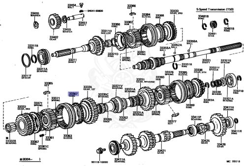 33368-20012 - Toyota - Ring, Synchronizer, No.1 - Nengun Performance