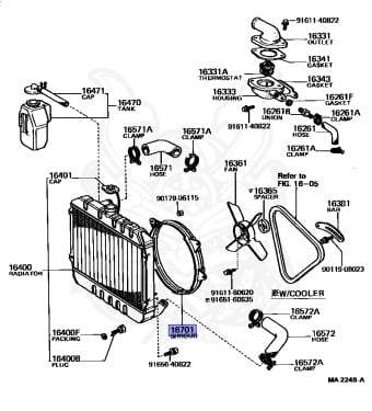 88454-10011 - Toyota - Shroud Sub-assy, Fan - Nengun Performance