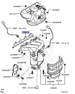 MR552763 - Mitsubishi - Gasket, Exhaust Manifold - Nengun Performance
