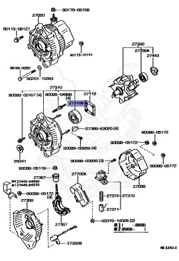 90099-10165 - Toyota - Bearing (for Alternator Drive End Frame ...