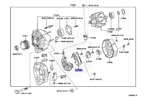 27700-50030 - Toyota - Regulator Assy, Alternator - Nengun Performance