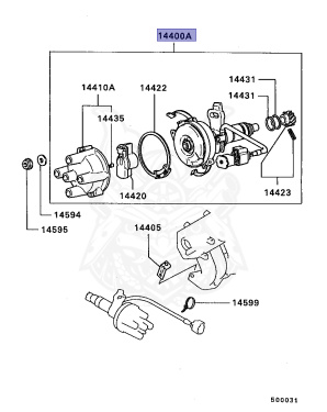 MD153199 - Mitsubishi - Distributor Assy - Nengun Performance